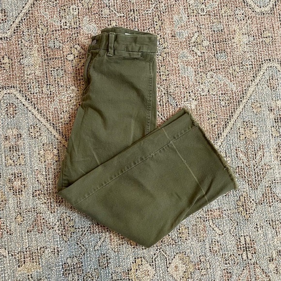 GAP | Pants & Jumpsuits | Vintage Gap Wide Leg High Rise Army Green ...